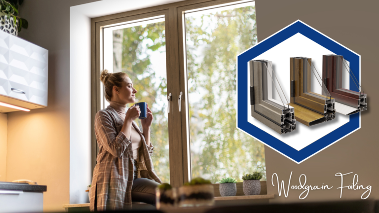 Sheerline Woodgrain Foiling - HWL Windows Group